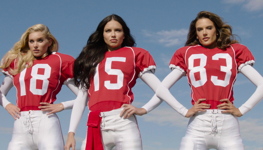 Victoria’s Secret Angels Play Football Against the Devils – Watch Now ...