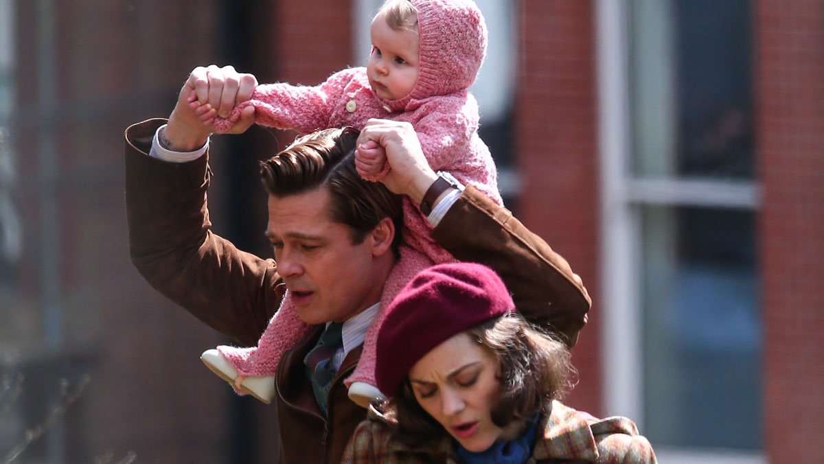 Brad Pitt & Marion Cotillard Film ‘Five Seconds of Silence’ in London ...