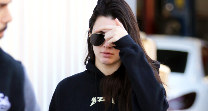 Kendall Jenner Takes Her Range Rover in For Mechanical Maintenance ...