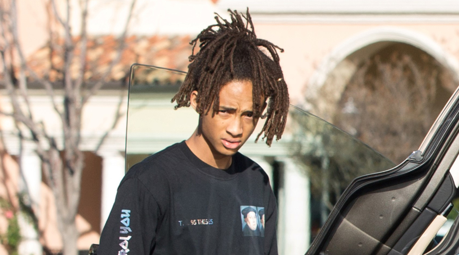 Jaden Smith Takes His Tesla Model X to Lunch | Jaden Smith | Just Jared ...
