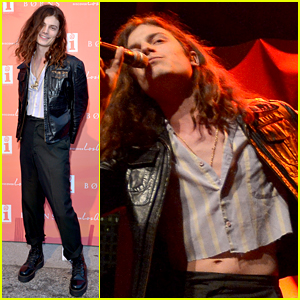 BØRNS Performs a Pop-Up Concert in a Crop Top | Borns, Music : Just Jared