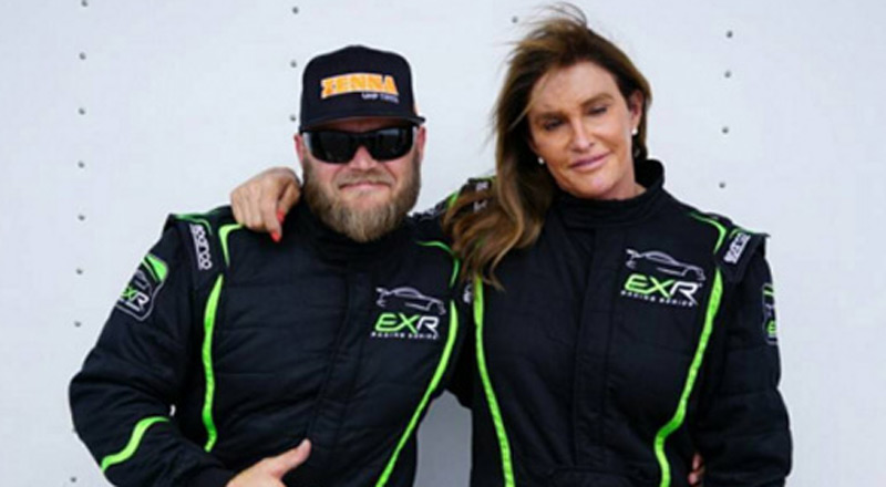 Caitlyn Jenner & Son Burt Spend the Day Racing Cars | Burt Jenner ...