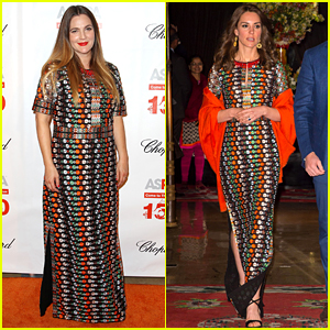 Drew Barrymore & Kate Middleton Wear Same Dress on Same Day! | Drew ...
