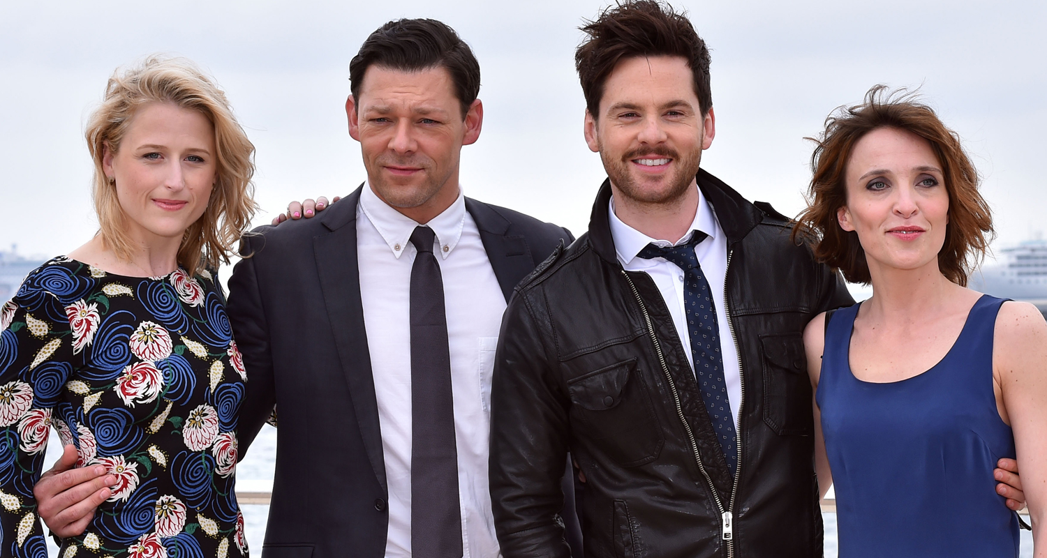 Mamie Gummer & Tom Riley Promote ‘The Collection’ At MIPTV! | Mamie ...