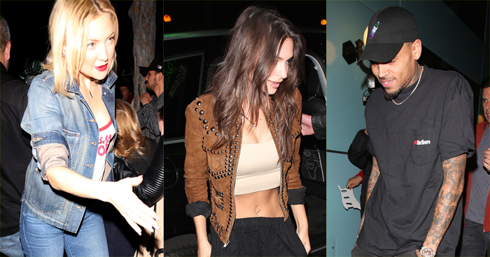 Kate Hudson & Emily Ratajkowski Hit Up Surprise Guns N’ Roses Show ...