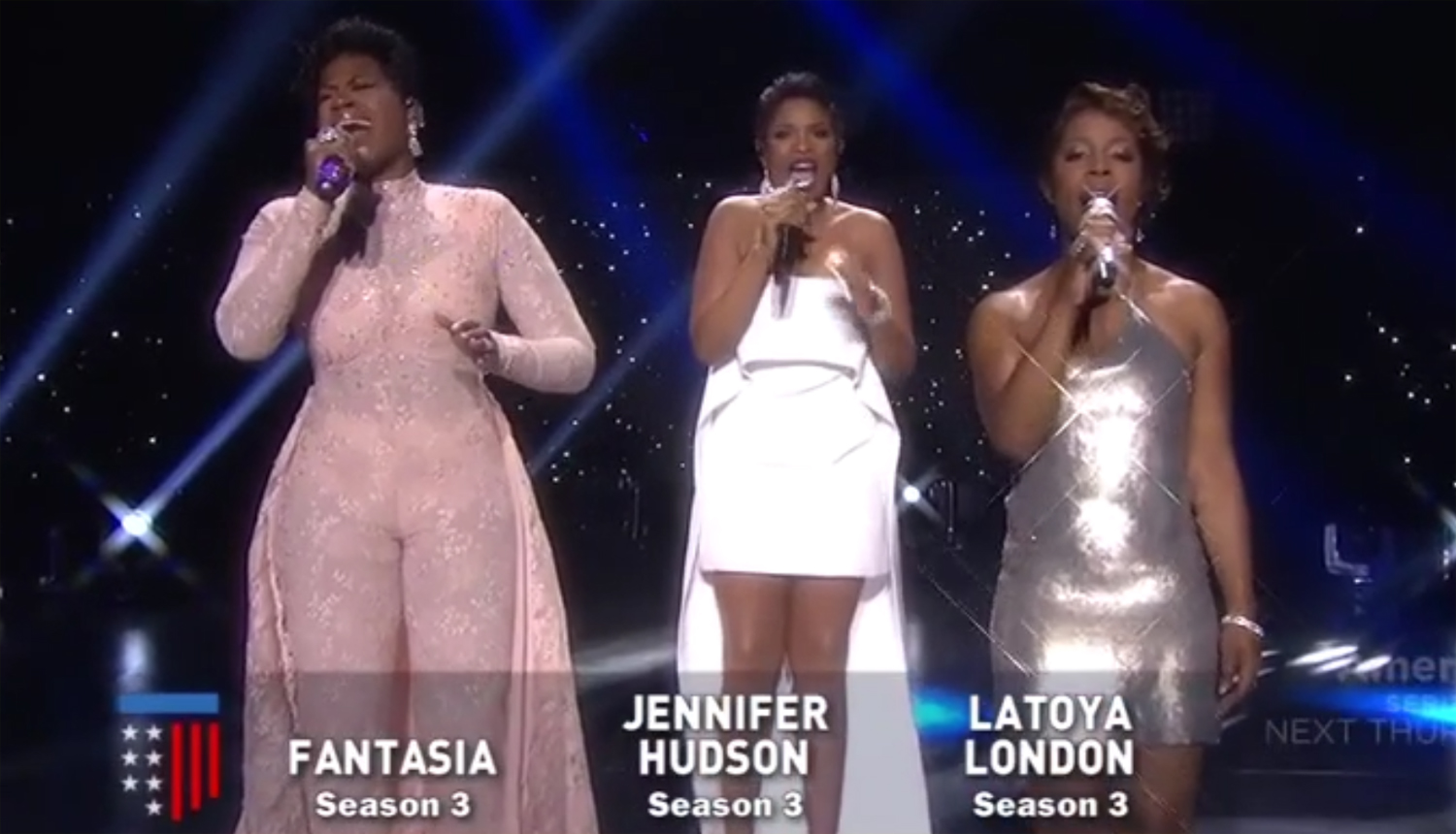 Jennifer Hudson, Fantasia, & LaToya London Perform at ‘American Idol’ Finale (Video) | American ...