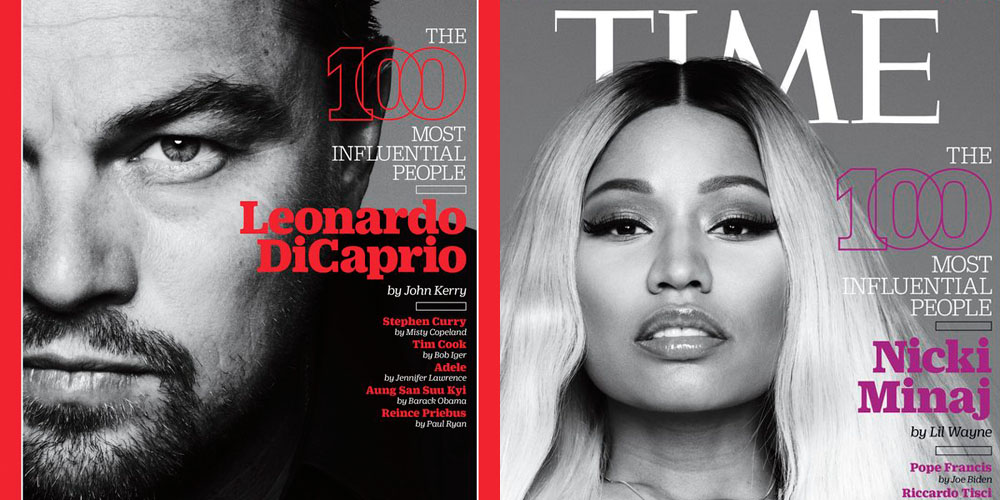 Leonardo DiCaprio, Nicki Minaj, & More Named ‘Time100′ Most Influential ...