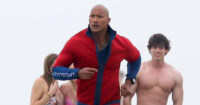 Dwayne Johnson Films Dramatic Rescue for ‘Baywatch’ | Baywatch, Dwayne ...