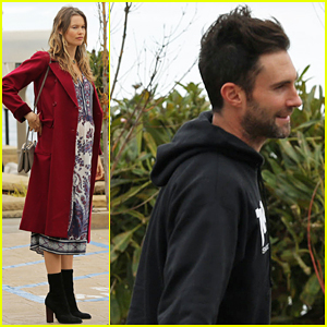 Adam Levine & Pregnant Behati Prinsloo Have Low Key Mother’s Day In ...