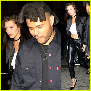 Bella Hadid Steps Out with The Weeknd After Landing First ‘Vogue’ Cover ...