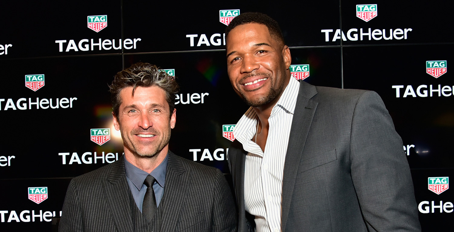 Patrick Dempsey Suits Up at TAG Heuer Event with Michael Strahan ...
