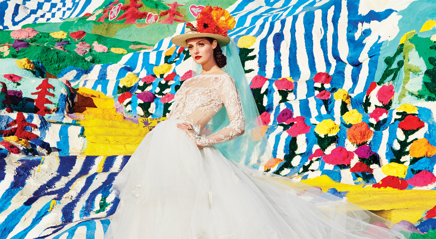 Lydia Hearst Models Bridal Looks for ‘Martha Stewart Weddings’ | Lydia ...