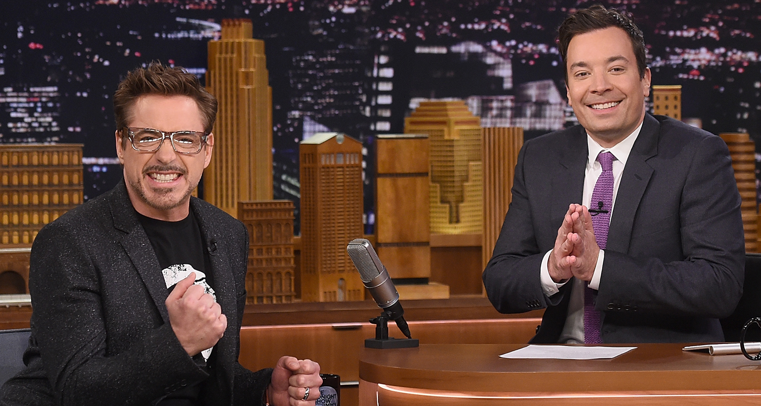 Robert Downey Jr. Coaches Jimmy Fallon Through Dramatic Acting Scenes ...