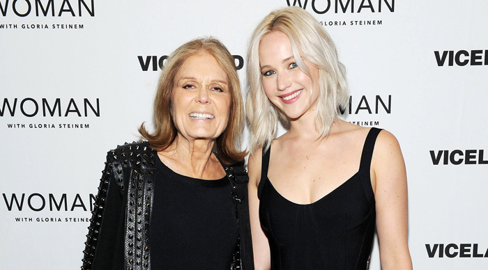 Jennifer Lawrence Joins Gloria Steinem for ‘Woman’ Screening | Alia ...