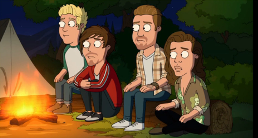 One Direction Makes an Appearance on ‘Family Guy’ – Watch Now! | Family ...
