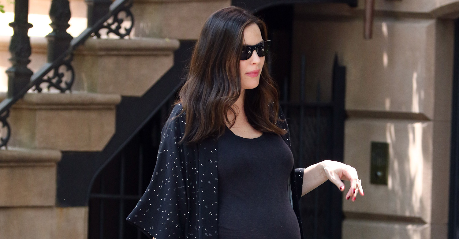 Pregnant Liv Tyler Takes a Stroll & Displays Growing Baby Bump | Liv ...