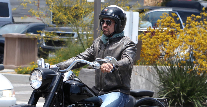 Gerard Butler Goes for Weekend Motorcycle Ride | Gerard Butler | Just ...