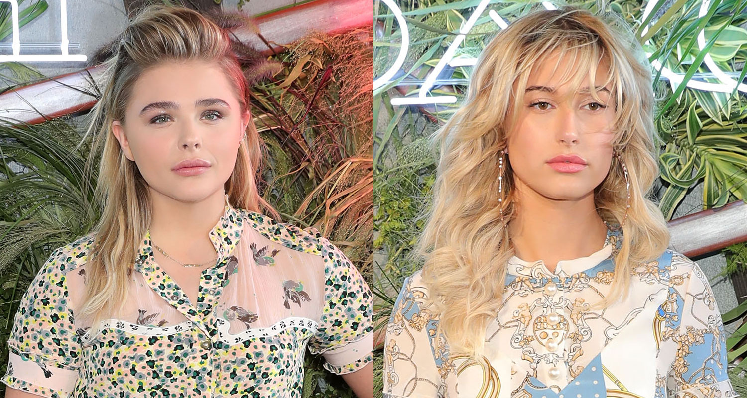Chloe Moretz & Hailey Baldwin Hang With Coach at High Line | Chloe ...