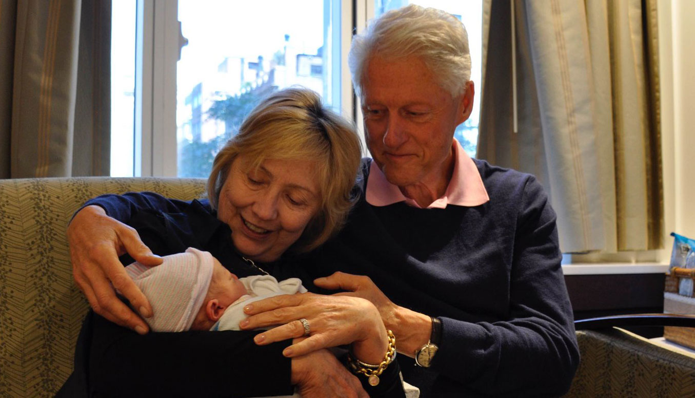 Hillary & Bill Clinton Share Photos of Chelsea’s Son Aidan! | Aidan ...