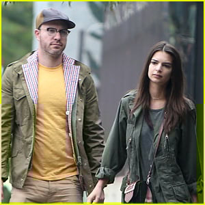 Emily Ratajkowski & Boyfriend Jeff Magid Match in Yellow | Emily ...