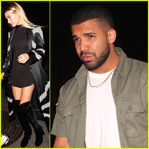Drake & Hailey Baldwin Pictured on Dinner Date, Spotted Getting ‘Very ...
