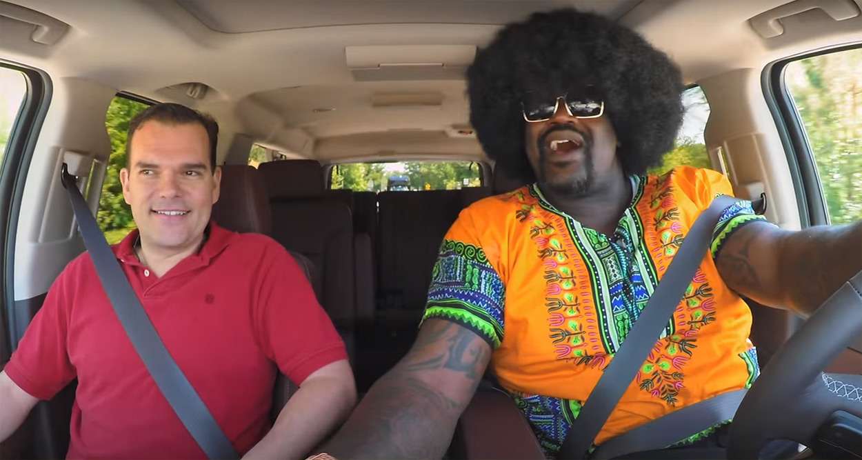 Shaquille O’Neal Goes Undercover as a Lyft Driver | Shaquille ONeal ...