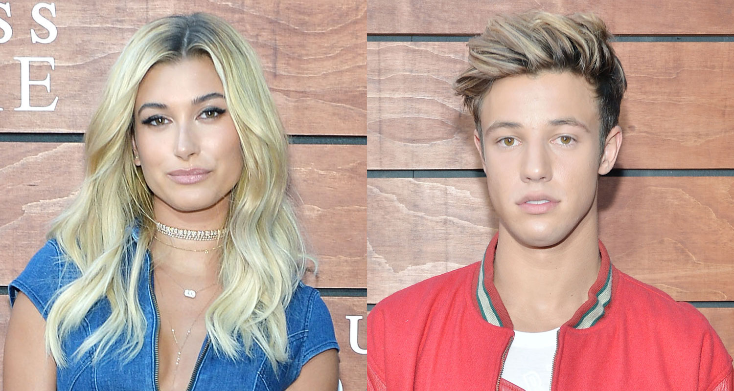 Hailey Baldwin & Cameron Dallas Celebrate ‘Guess’ Fragrance | Cameron ...