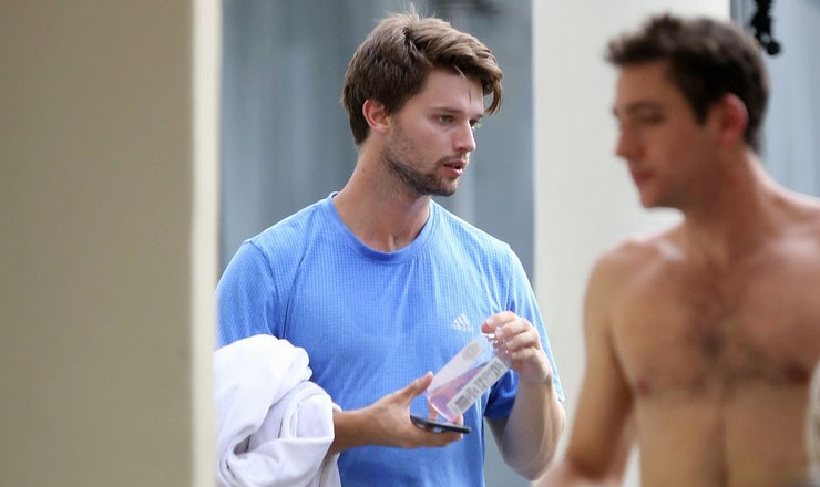 Patrick Schwarzenegger Works Up a Sweat in LA | Patrick Schwarzenegger ...