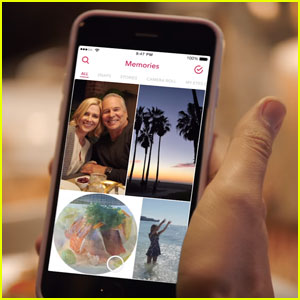 Snapchat Introduces a New Memories Feature | Snapchat : Just Jared