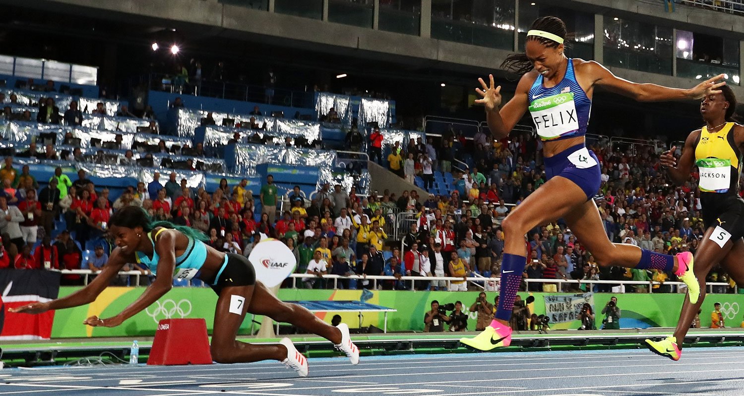 Allyson Felix Takes Silver in Women’s 400m After Shaunae Miller Dives ...