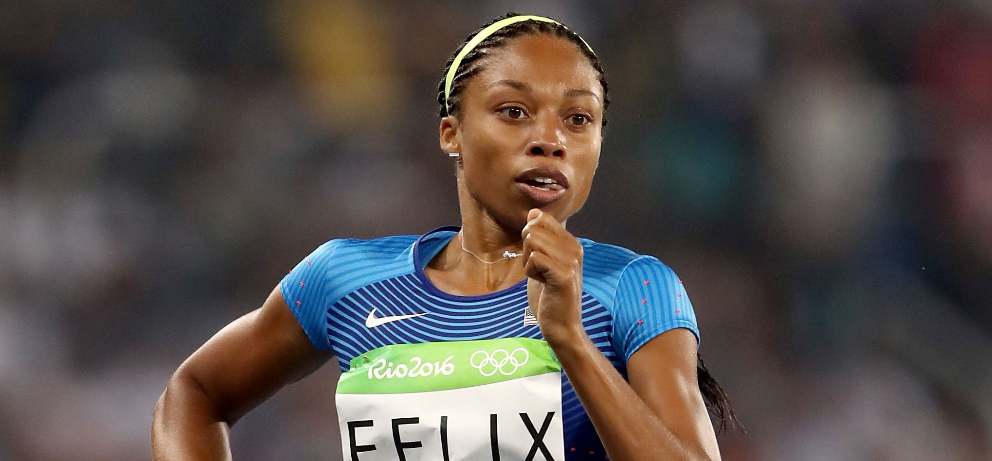 Allyson Felix Takes First in 400m Semifinals at Rio Olympics! | 2016 ...