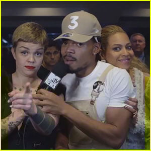 Beyonce Surprises Chance the Rapper During VMAs Backstage Interview ...