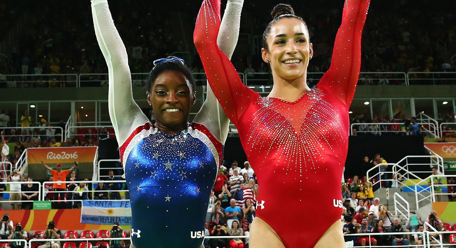 Watch Simone Biles & Aly Raisman’s Amazing Floor Routines at Rio ...