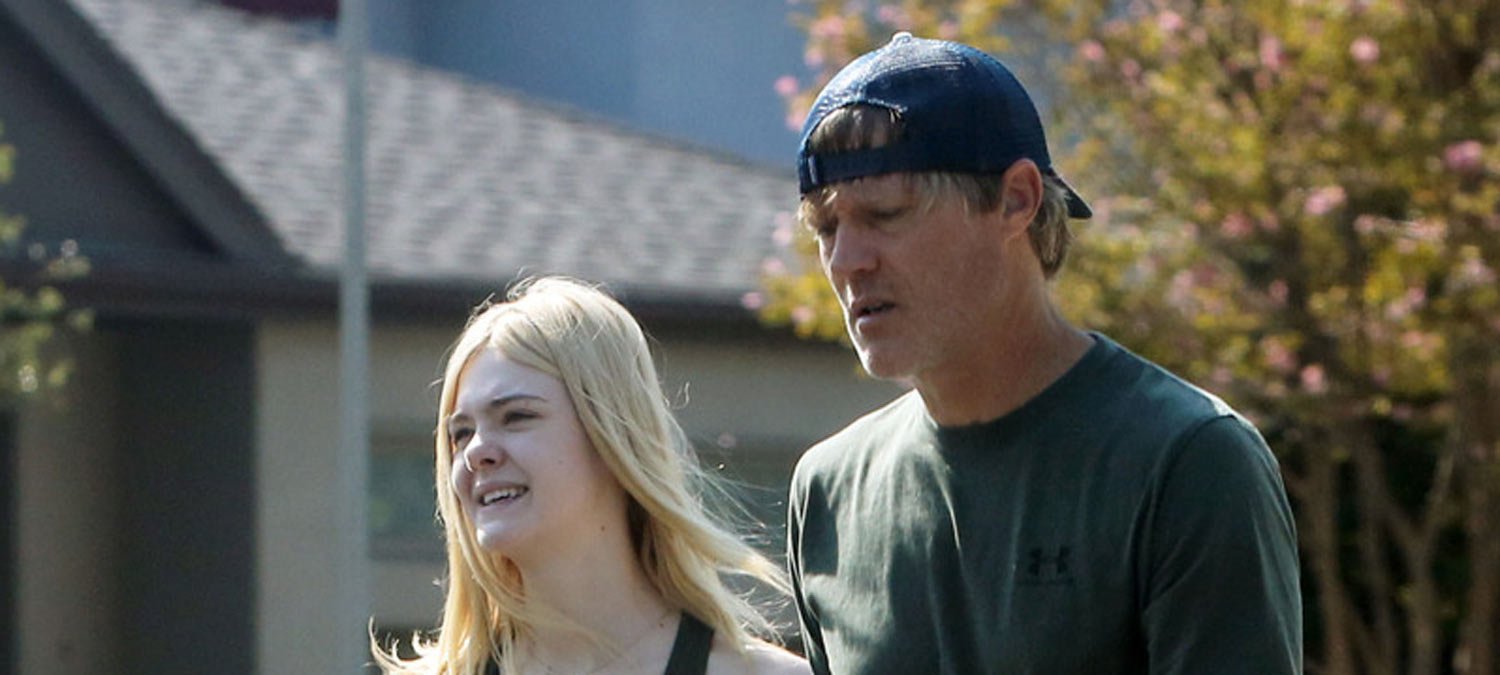Elle Fanning Spends the Morning Working Out with Her Dad! | Elle ...