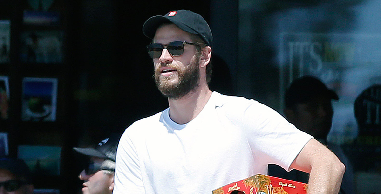 Liam Hemsworth Accidentally Drops Entire Case of Beer | Liam Hemsworth ...