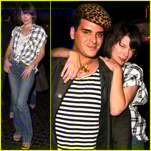 Milla Jovovich Has a Night Out on the Town With Pal Markus Molinari ...