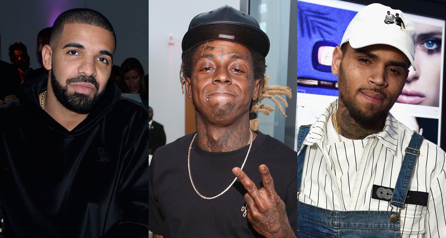 Drake & Chris Brown Show Support for a ‘Defeated’ Lil Wayne | Chris ...
