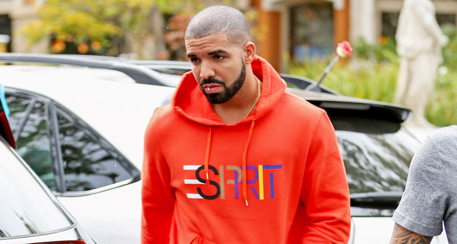 Drake Wears Matching Orange Sweats to Lunch with Friends | Drake : Just ...