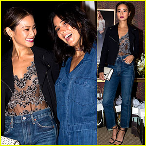 Jamie Chung Is ‘Getting Weird’ in Her Power Rangers Costume! | Annalise ...