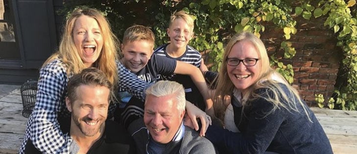 Ryan Reynolds Shares Adorable Pic with Wife Blake Lively & Friends on ...