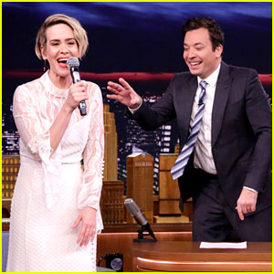 Sarah Paulson Flawlessly Raps Salt-N-Pepa’s ‘Shoop’ (Video) | Jimmy ...