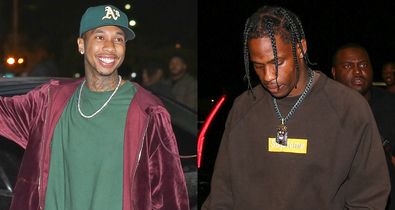 Tyga & Travis Scott Check Out Kanye West’s L.A. Concert | Kanye West ...