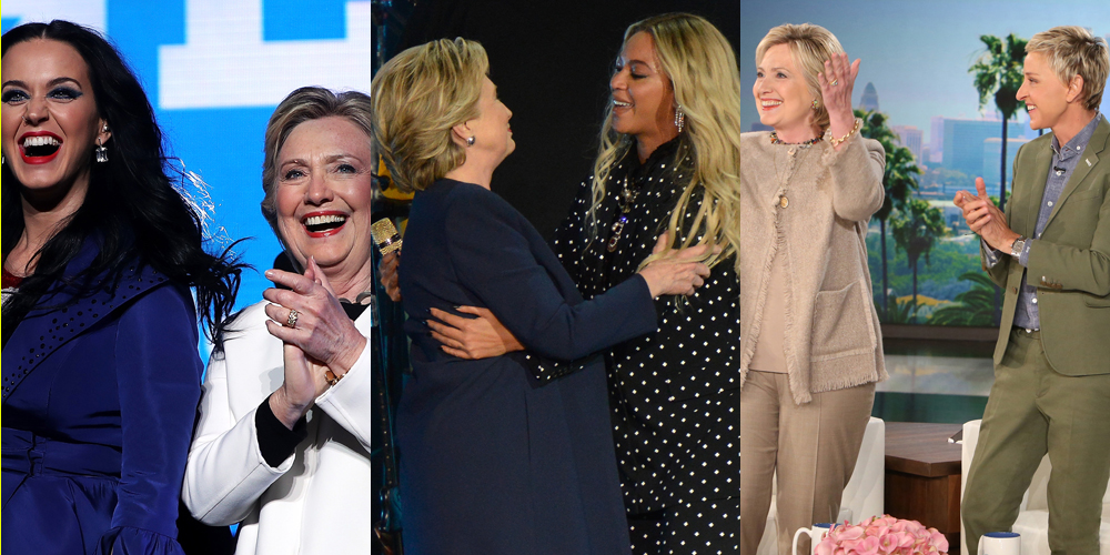 These Celebs Are Voting for Hillary Clinton on Election Day! | 2016 ...