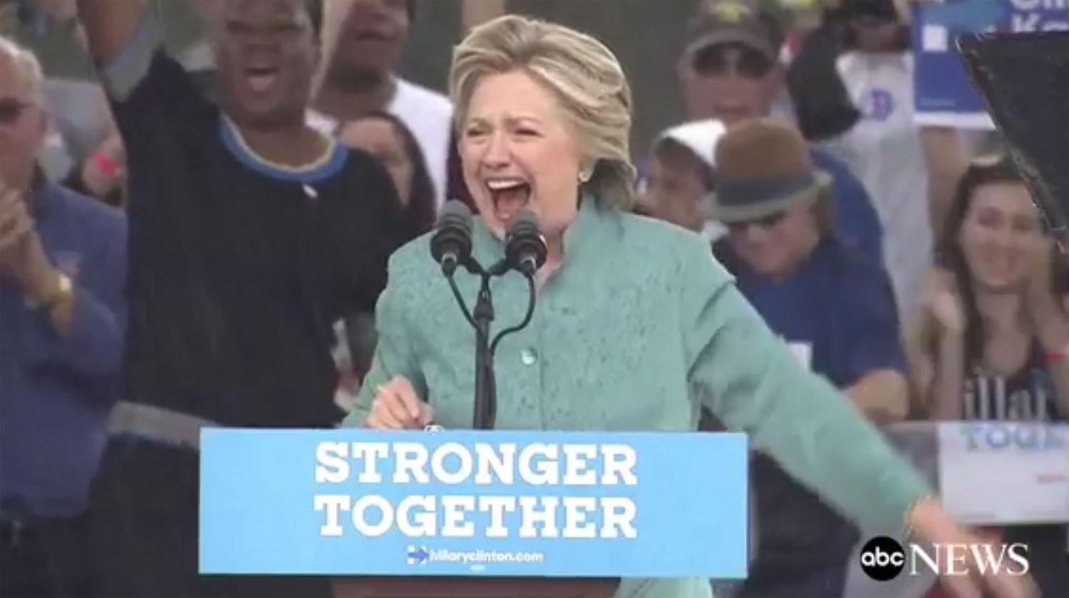 Hillary Clinton Speaks in Pouring Rain at Florida Rally! | Hillary ...