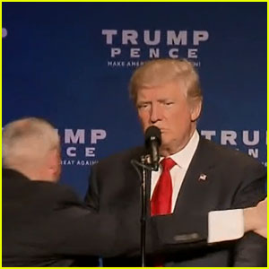 Donald Trump Rushed Off Stage by Secret Service During Rally | 2016 ...