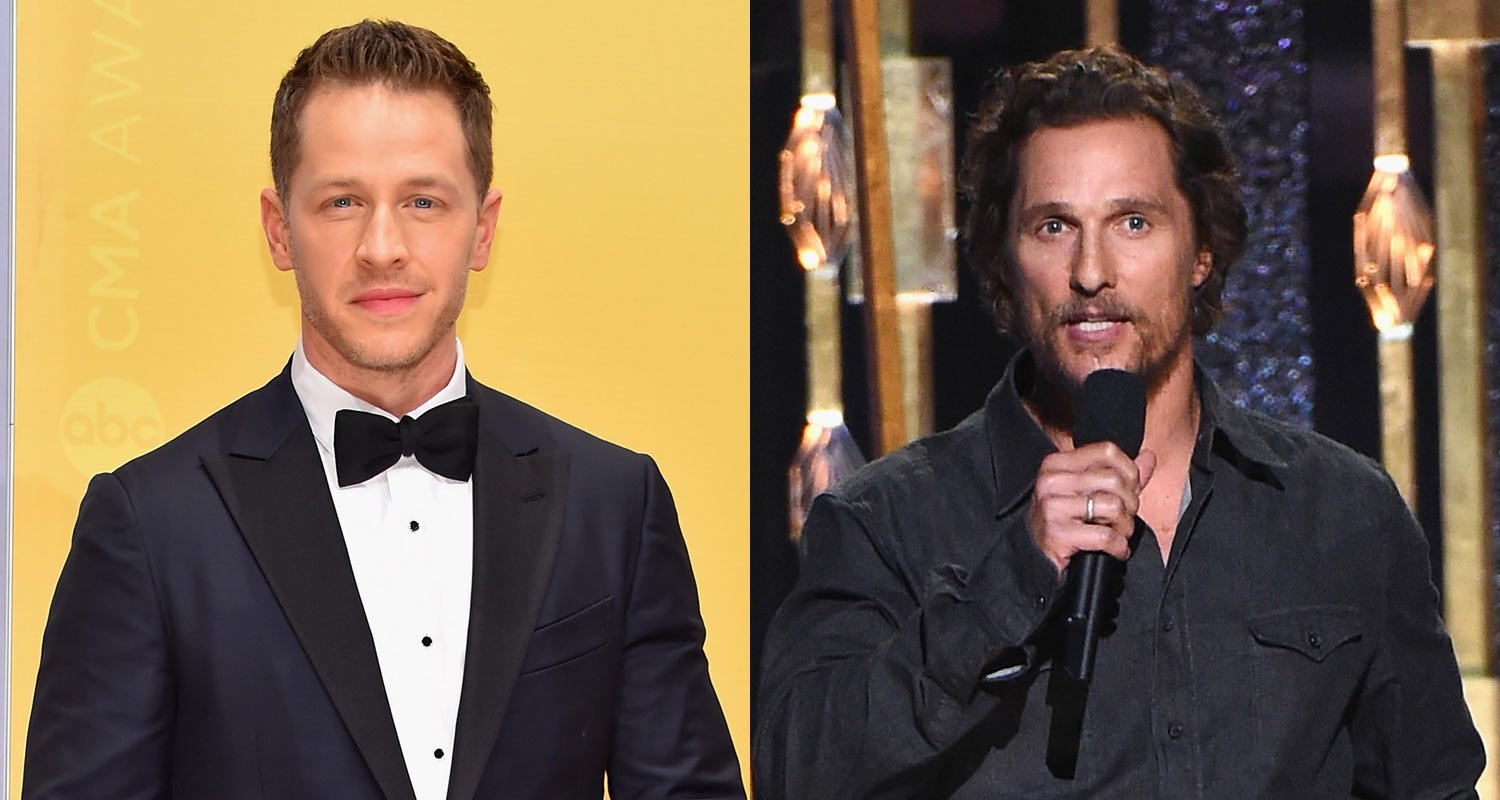 Matthew McConaughey & Josh Dallas Look Handsome At CMA Awards 2016 ...