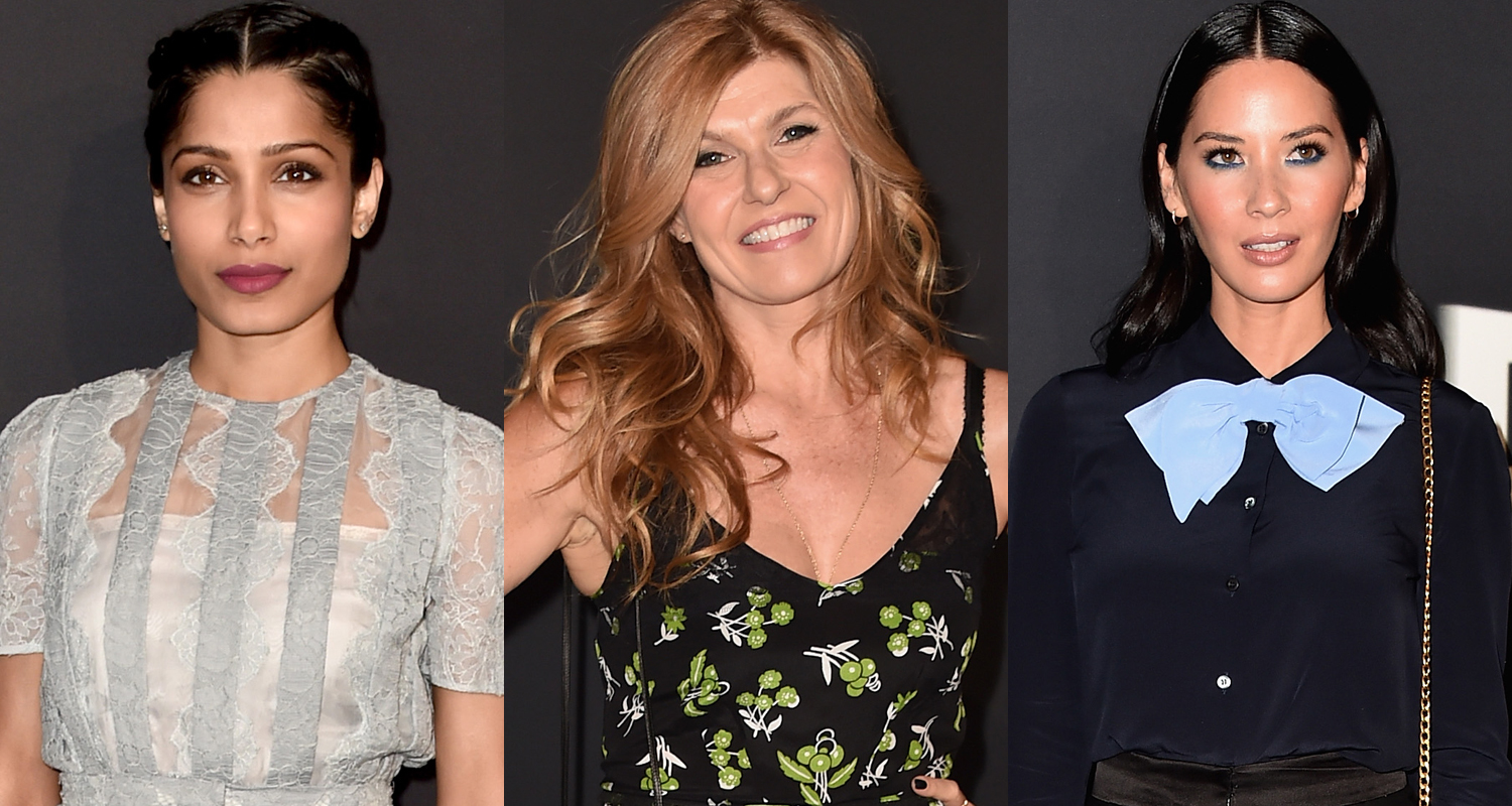 Freida Pinto, Connie Britton & Olivia Munn Put On Their Best For Star ...