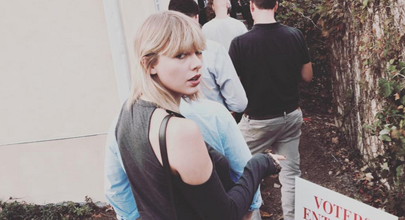 PHOTO: Taylor Swift Votes on Election Day 2016 | 2016 Election, 2016 ...