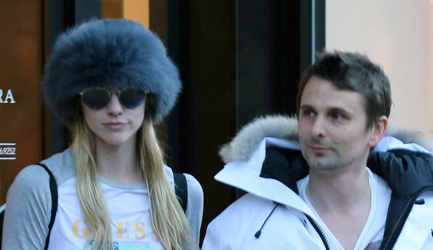 Matt Bellamy & Girlfriend Elle Evans Arrive in Aspen to Celebrate the ...