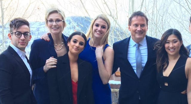 Lea Michele Has Mini ‘Glee’ Reunion at Becca Tobin’s Wedding! | Becca ...
